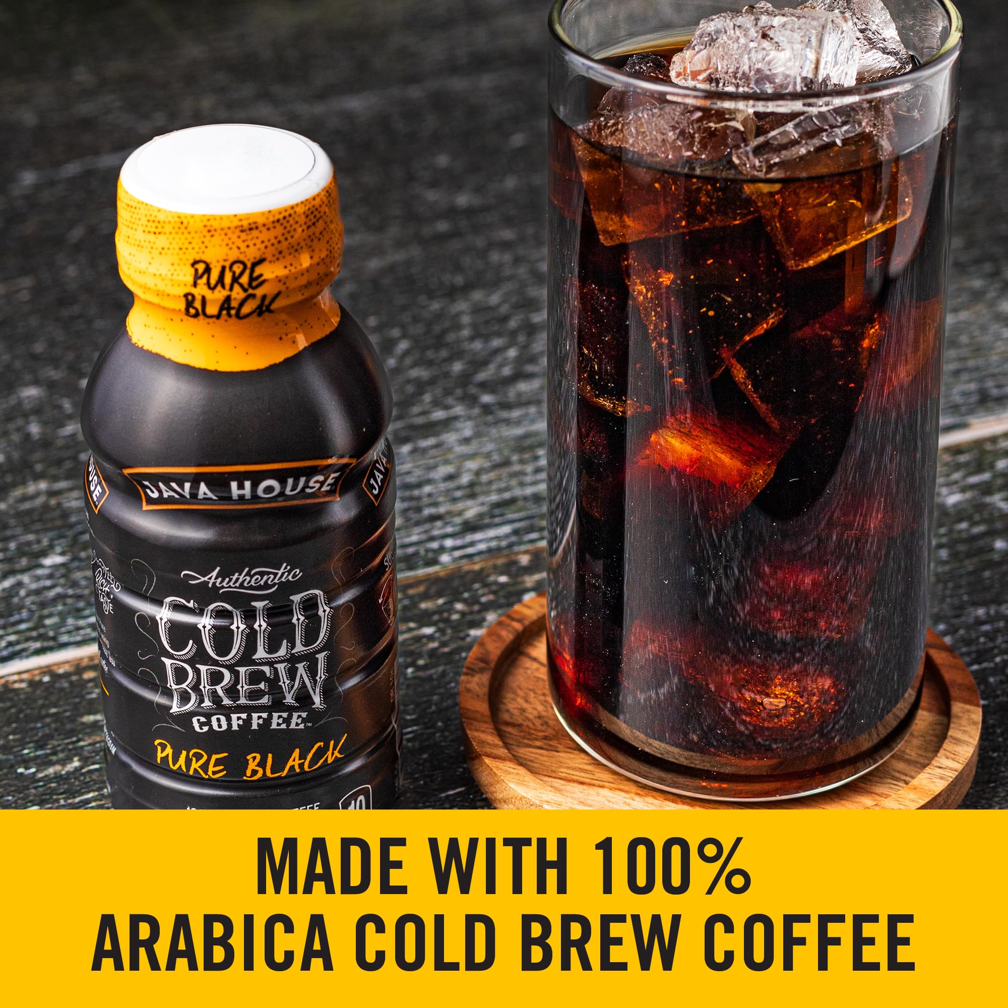 Mua Java House Cold Brew Coffee Ready to Drink Bottles - Pure Black - 6 ...