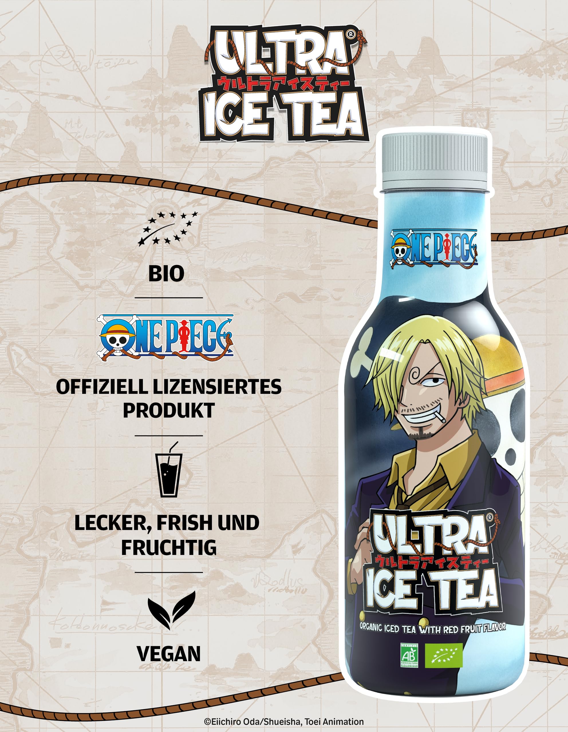 Mua ULTRA ICE TEA Organic Iced Tea - Vegan Fruit Tea with One Piece ...