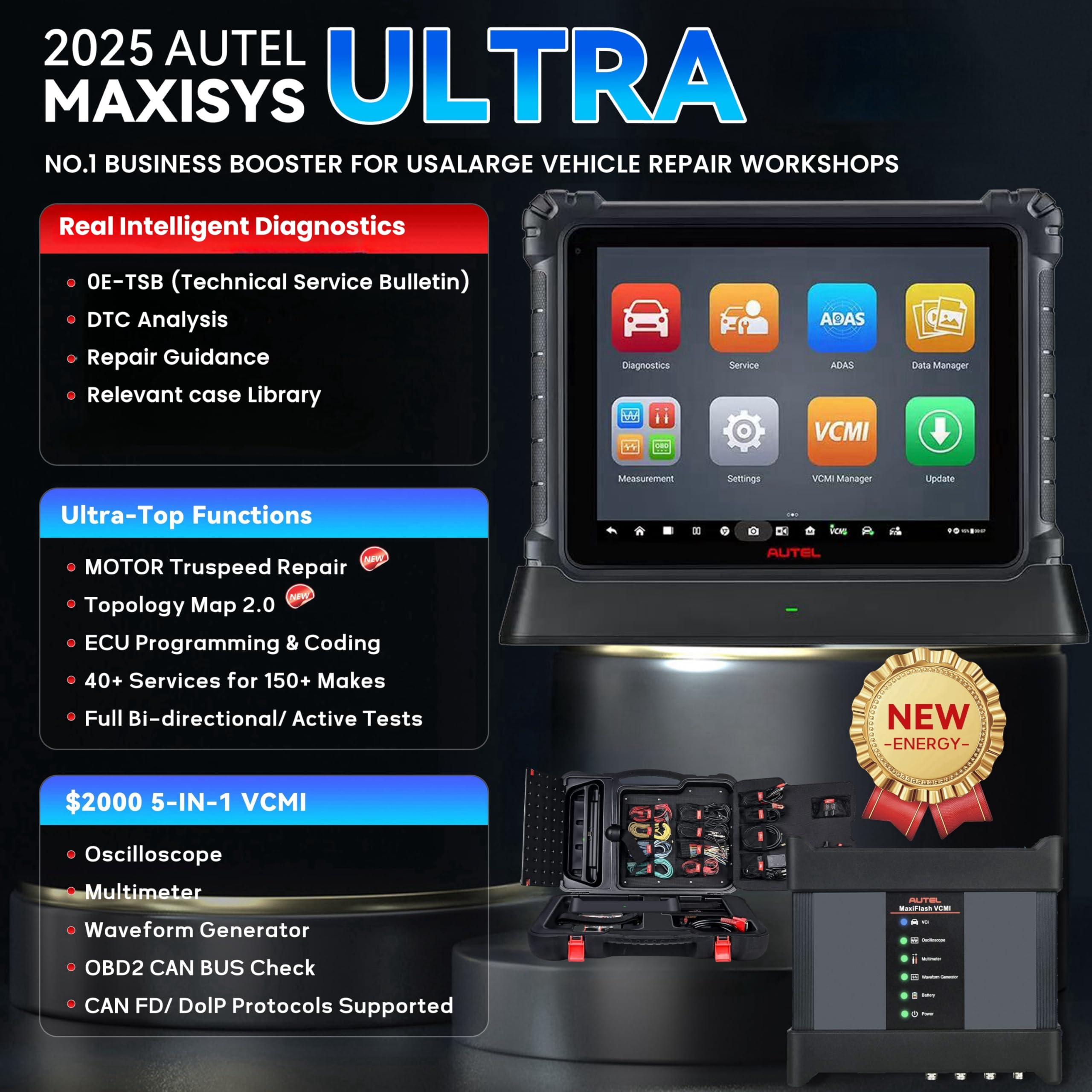 Mua Autel MaxiSys Ultra Full System Diagnostic OBD2 Scanner Tablet ...