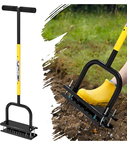 Butler Id-6c Manual Lawn Aerator & Edger Tool - Half Moon Saw Tooth ...