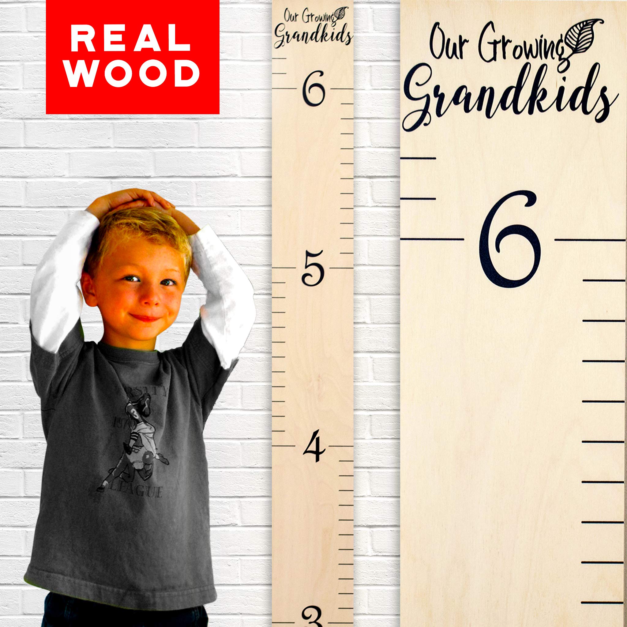 Amazon.com: Growth Chart Art | Wooden Wall Growth Chart Ruler for Kids ...