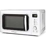 Amazon.com: Nostalgia Retro Compact Countertop Microwave Oven, 0.7 Cu ...