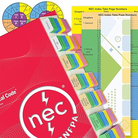 Mua NEC Code Book Tabs 2023, 140 PCS NEC Tabs, Laminated & Color-Coded ...
