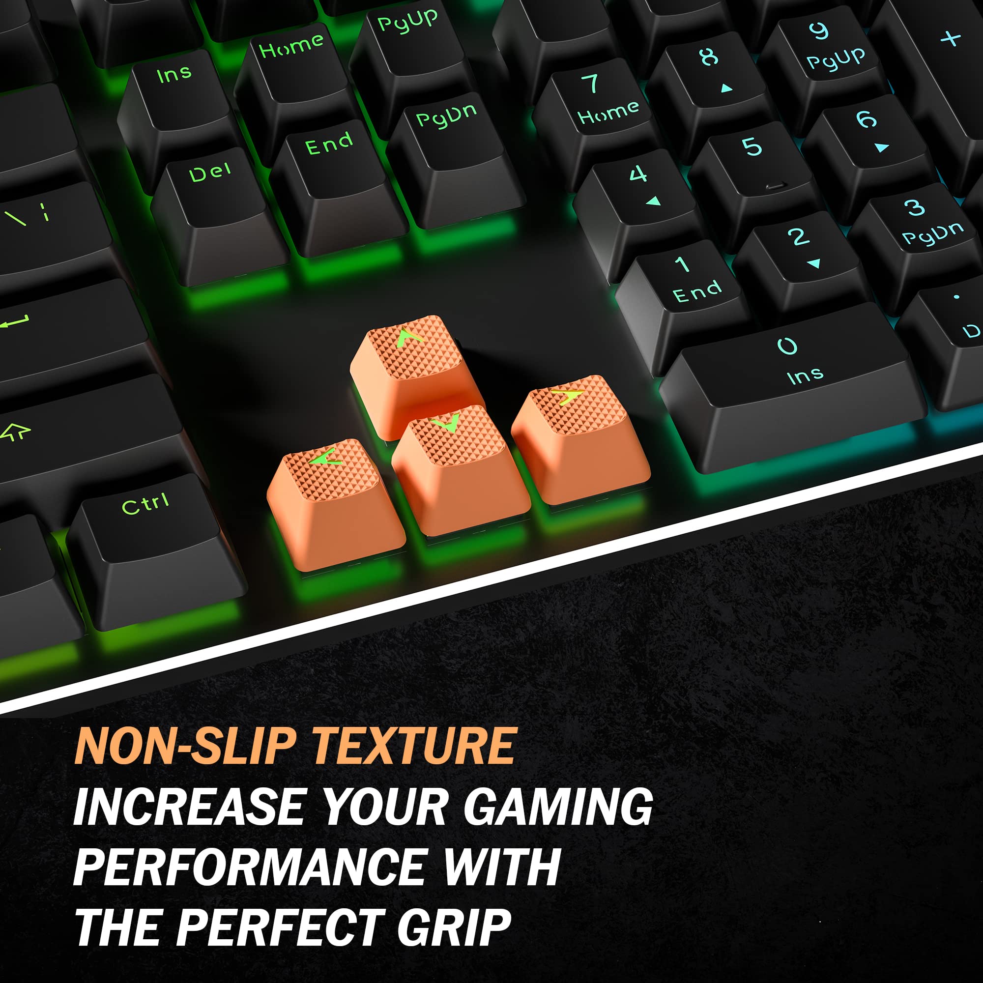 Mua HK Gaming Rubber Keycaps Set | Anti-Slip Texture | Doubleshot ...