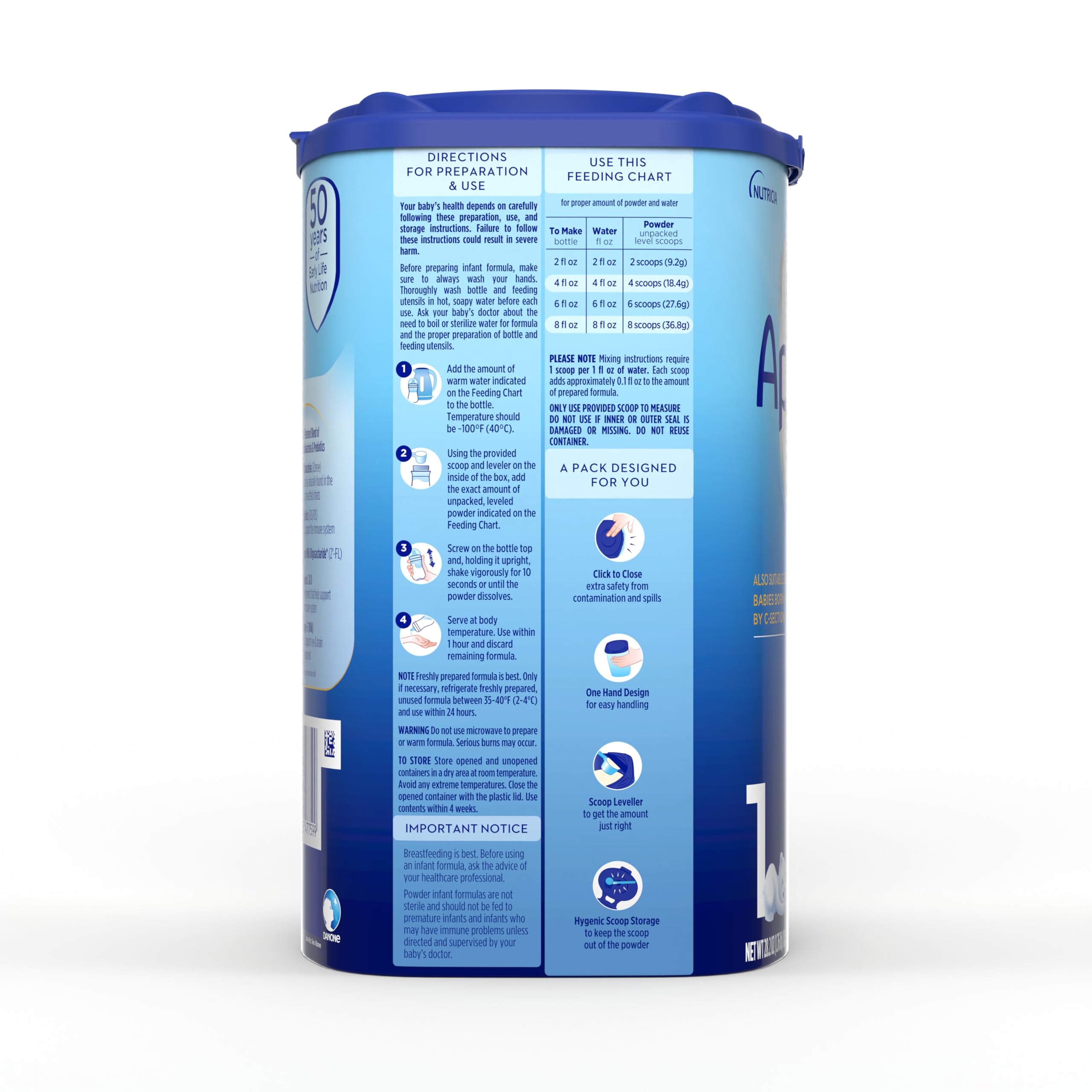 Mua Care Stage 1, Milk Based Powder Infant Formula, Also for C-Section ...