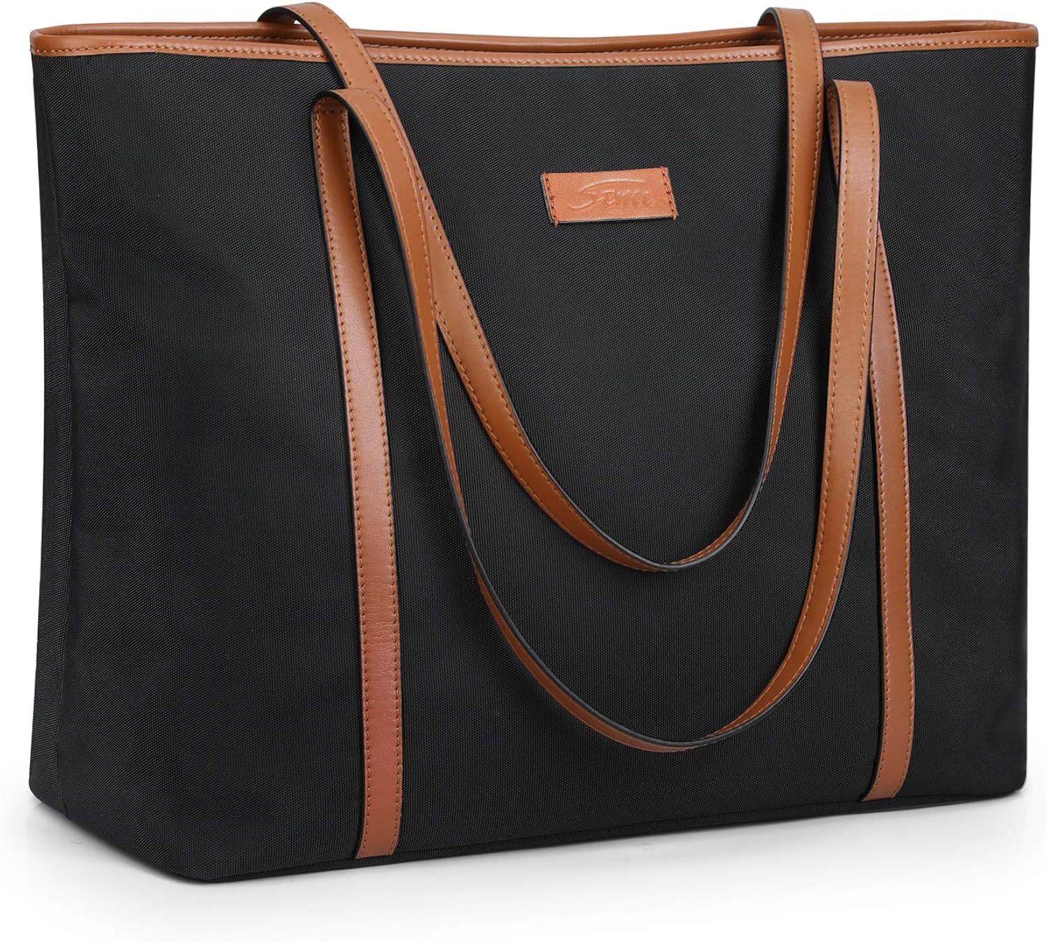 S-ZONE Nylon Basic Large Work Tote Bag for Women Travel Shoulder ...