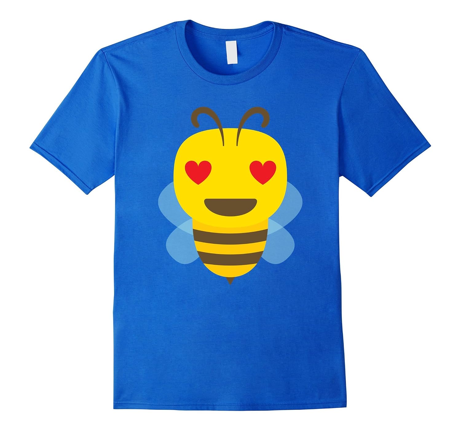 Worker Bee Emoji Heart Love Eye Shirt T-Shirt Honey Hive Tee-4LVS ...