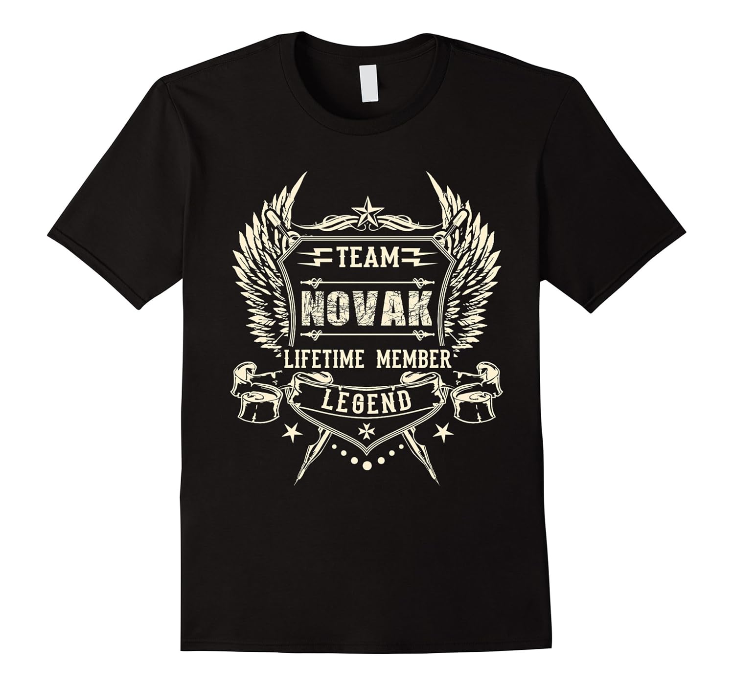 Team NOVAK Family T-Shirt, Team NOVAK lifetime member shirts-Art ...