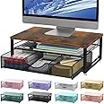 Amazon.com: gianotter Computer Monitor Stand Riser, office organizer ...