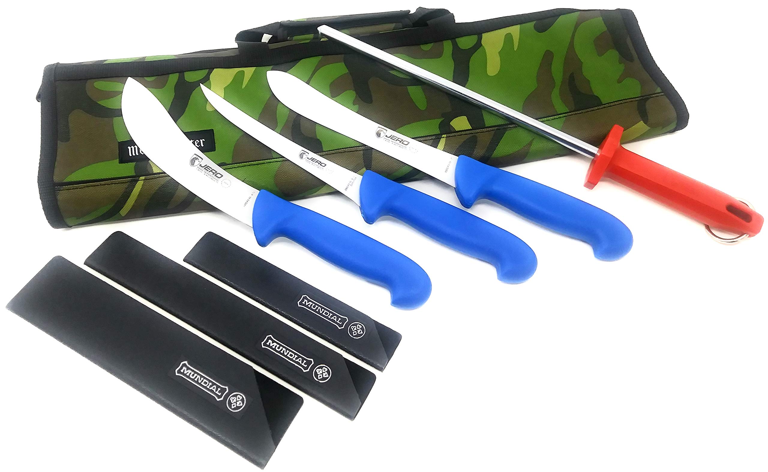 Buy Mad Cow Cutlery 8 Piece Butcher Set With Durable Messermeister Camo ...
