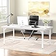 Amazon.com: Unikito 63 Inch Computer Desk, Sturdy Large Office Desk ...