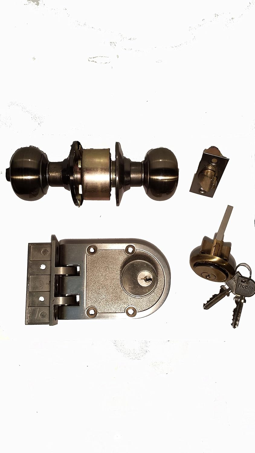Noblit Security Double Cylinder Jimmy Proof Super Duty Keyed Entry ...