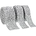 Amazon.com: Crystal Rhinestone Ribbon 3 Yards Diamond Rhinestone Ribbon ...