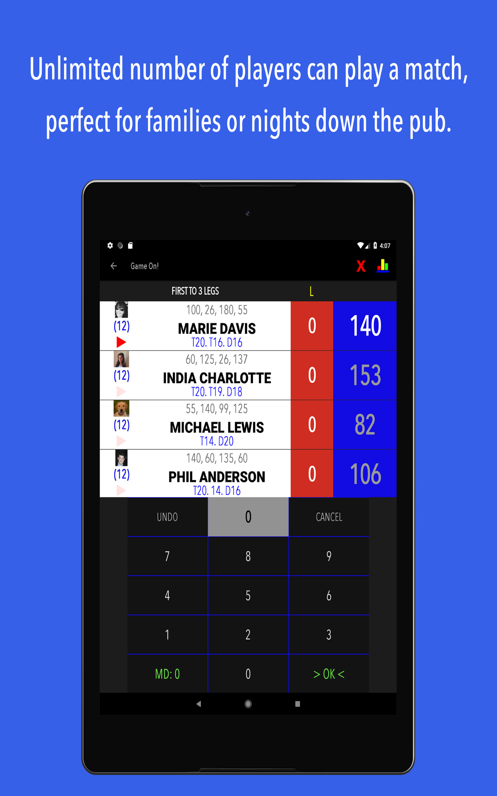 Amazon.com: Russ Bray Darts Scorer Pro: Appstore for Android