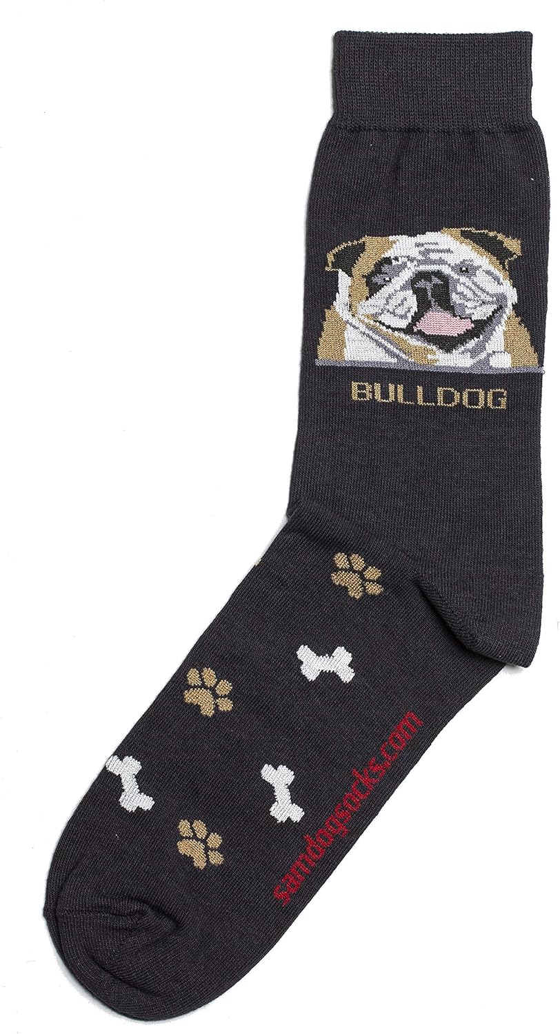 English Bulldog Mens Socks at Amazon Men’s Clothing store