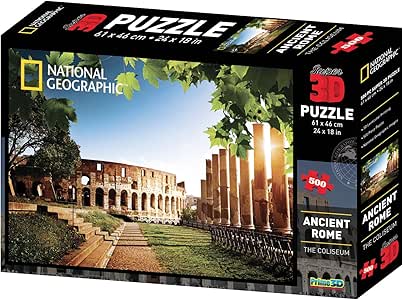 Amazon.com: NATIONAL GEOGRAPHIC Super Ancient Rome/The Coliseum 3D ...