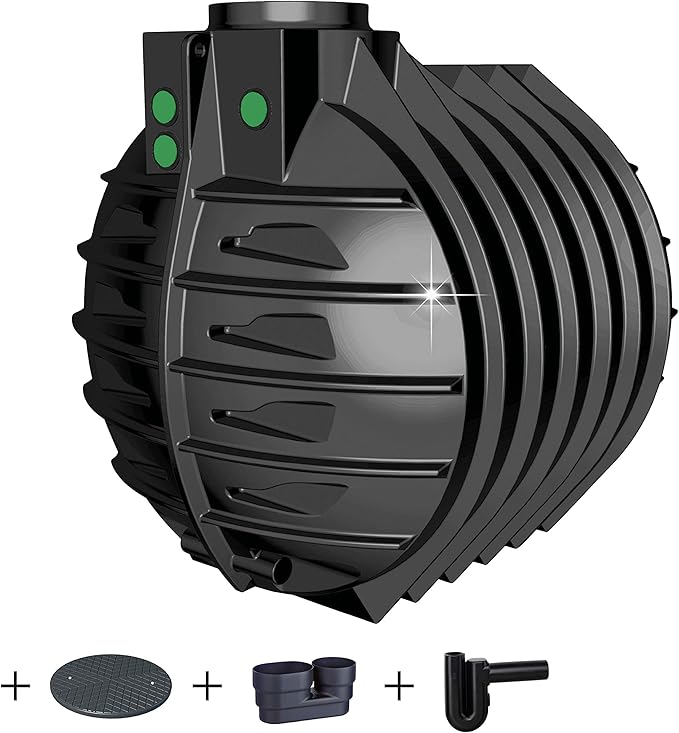 REGENTA Regenwassertank Zisterne 6000 Liter KOMPAKT inkl. Zubehör ...