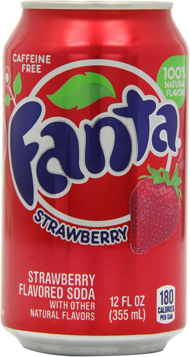 Fanta Refresco sabor de fresa - 355 ml: Amazon.es: Alimentación y bebidas