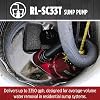 Red Lion RL-SC33T Submersible Water Pump, Heavy Duty Automatic Sump ...