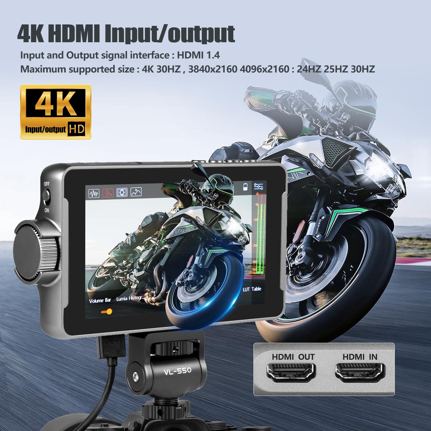 Mua VILTROX DC-550 Touch Screen Camera DSLR Field Monitor 4K HDMI 5.5 ...