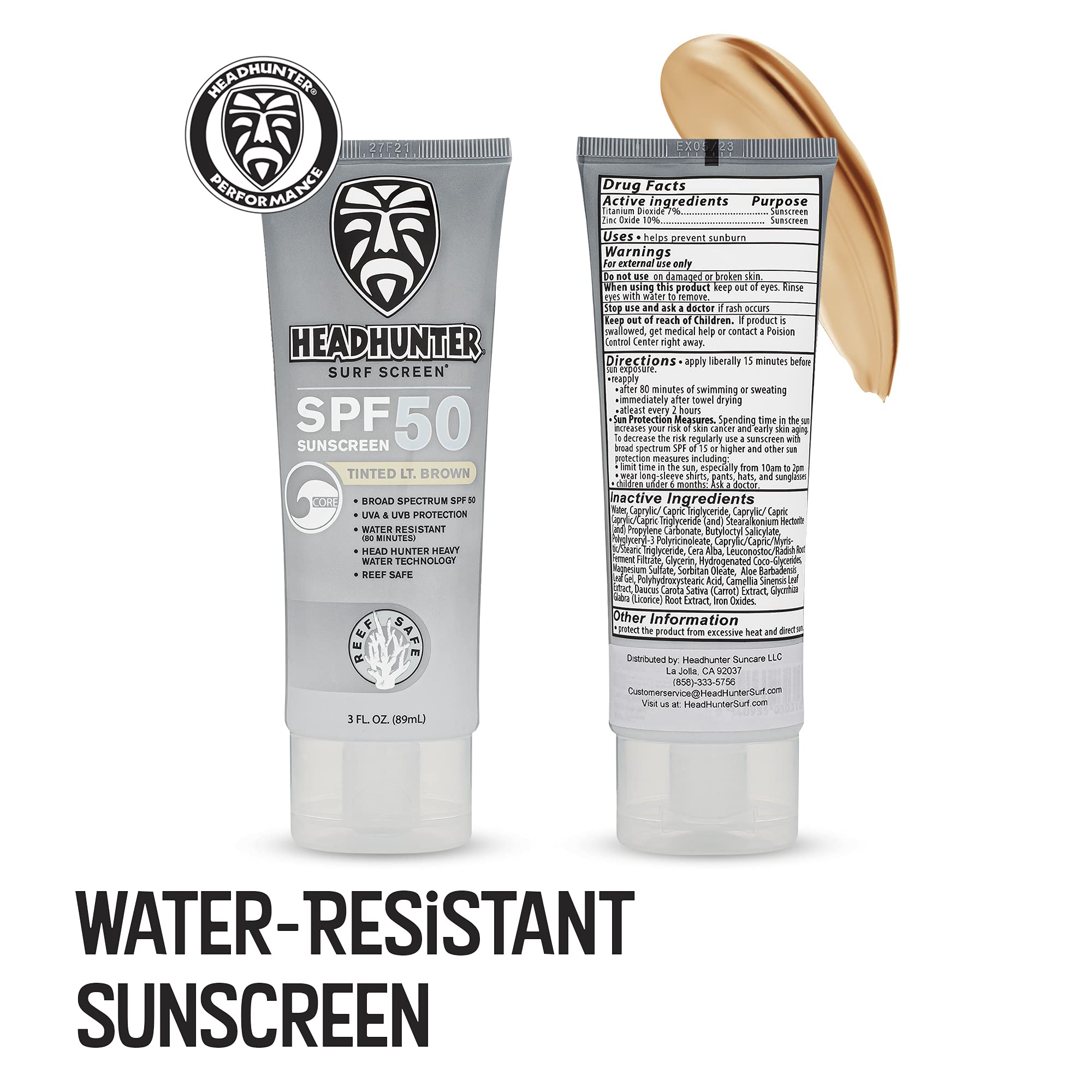 Mua Heavy Duty Reef Safe Sunscreen SPF 50 for Surfing - Natural Mineral ...