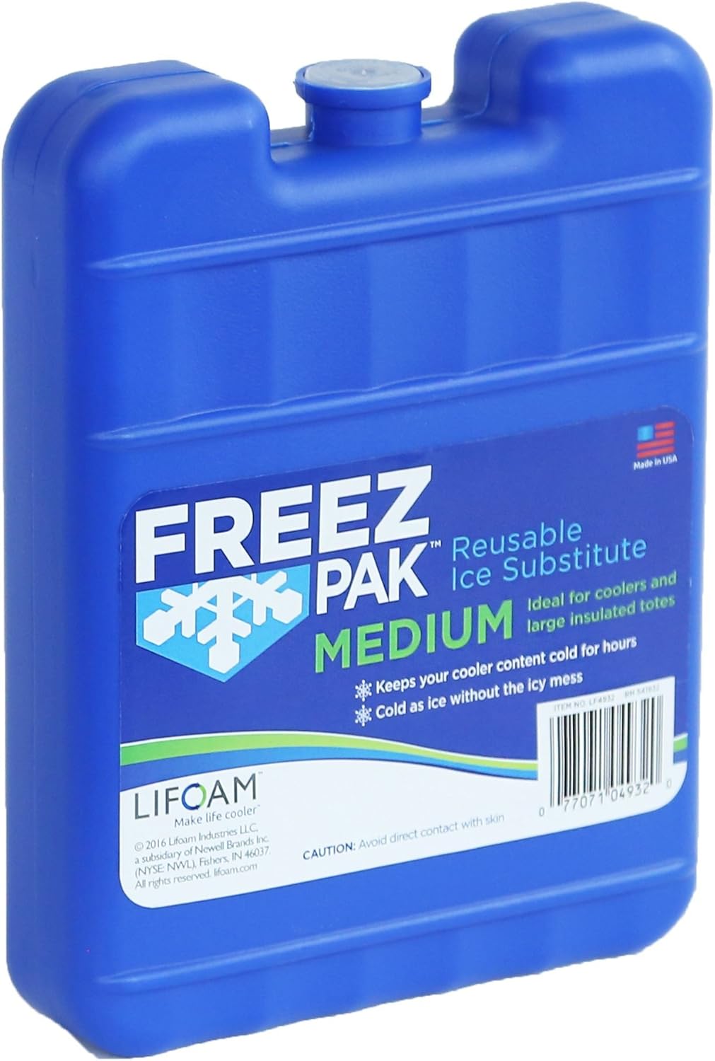 Lifoam 4932 The Blizzard Freez Pak Reusable Ice Hard Pack, 32 Ounces ...