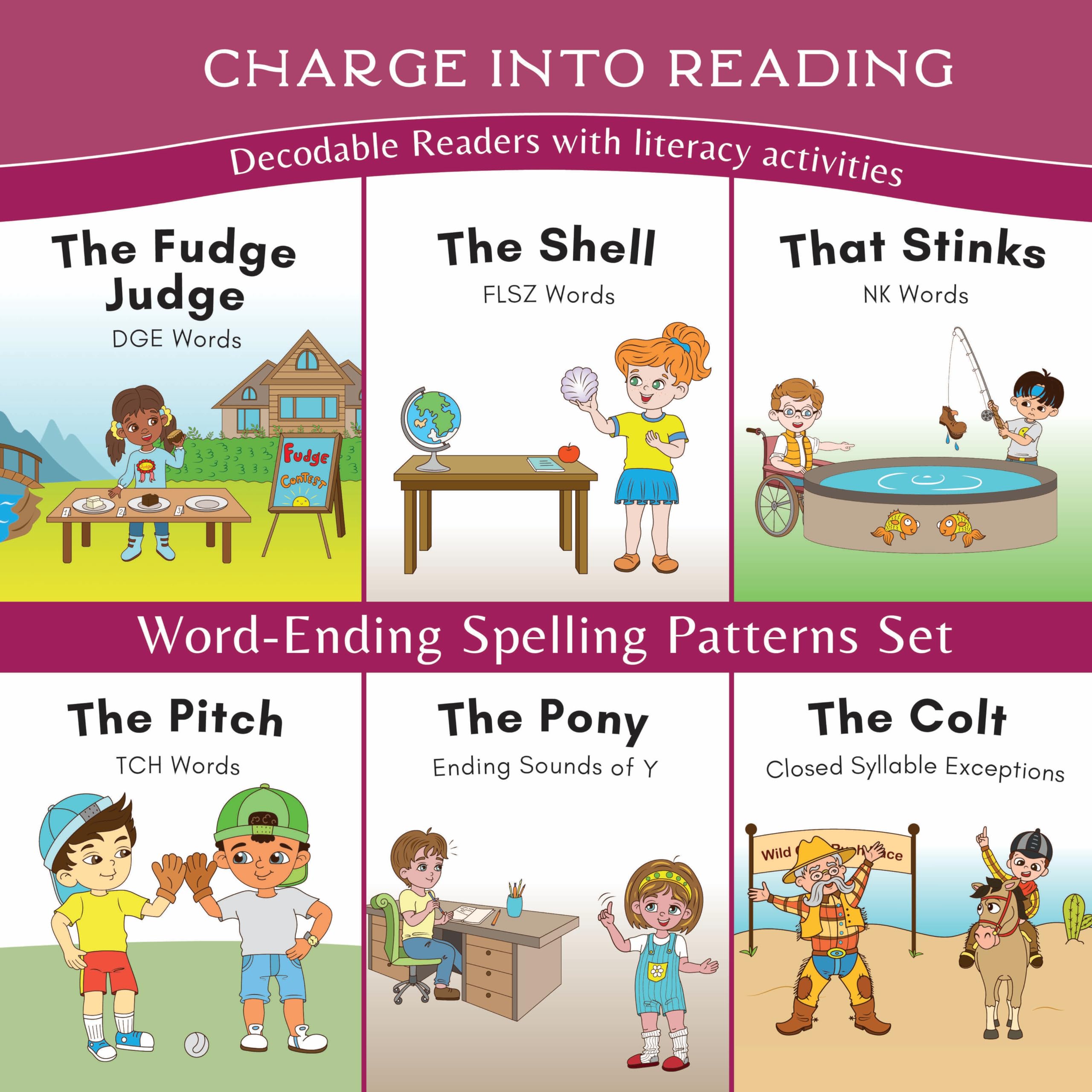 Mua Charge into Reading Decodable Books (Stage 5): 6 Word-Ending ...