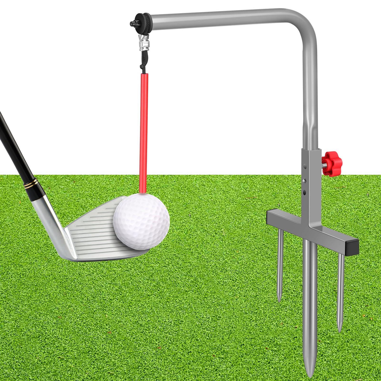 Poen 1 Set Golf Swing Trainer Training Iron Practice Swing Groover with ...