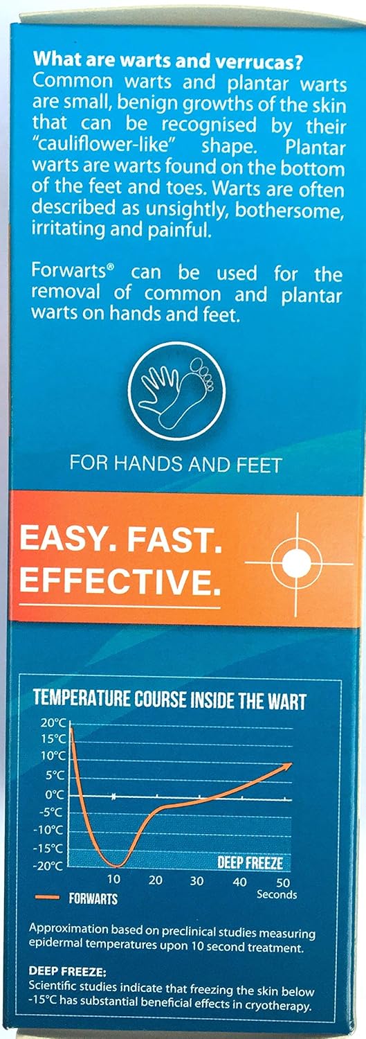 Forwarts Wart Remover Precision Freeze Spray Easy Fast & Effective ...