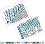 PADI Recreational Dive Planner RDP Dive Table: Amazon.co.uk: Sports ...