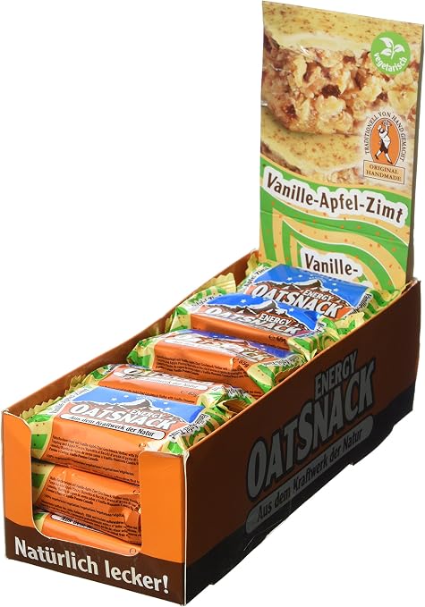 Davina Kohlenhydrat Riegel Oat Snack Riegel, 15 Riegel á 65 g, Vanille ...