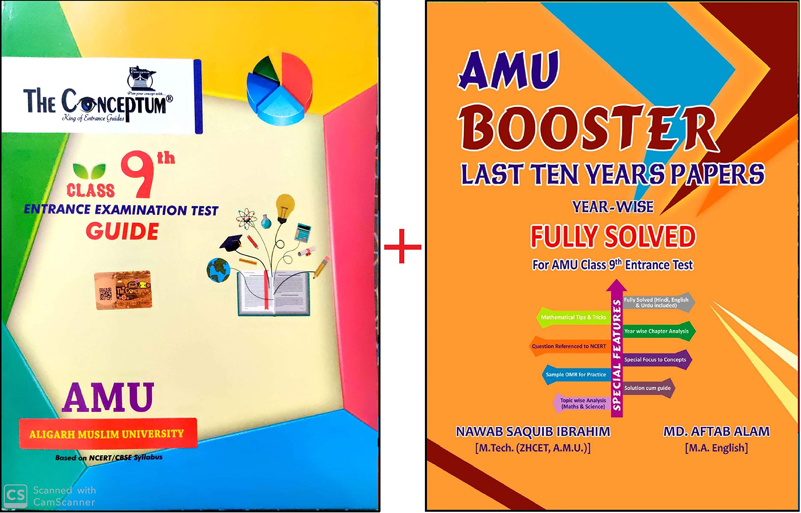 Combo Offer The Conceptum Class 9th Entrance Examination Test Guide