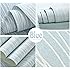Amazon.com: Light Blue Stripes - Vinyl Self-Adhesive Wallpaper ...