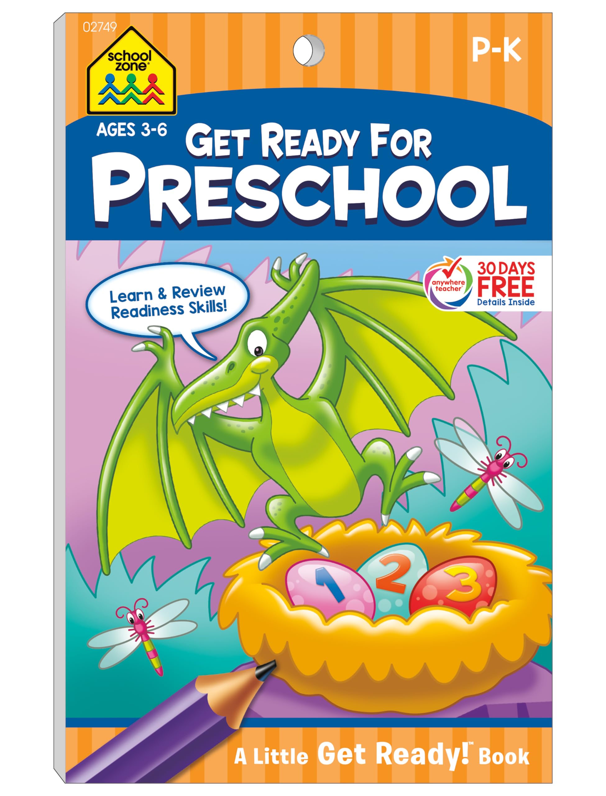Mua School Zone Get Ready for Preschool Workbook: 48 Pages, Pre-K ...
