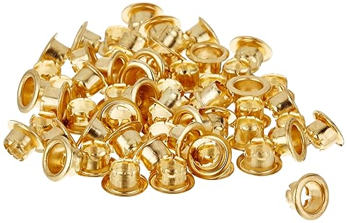 Rexel Eyelets Punching Bolts Brass with a 4.7mm Diameter and 5.5mm ...