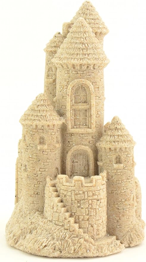 Amazon.com: SANDDECO Sand Castle Figurine Beach Wedding Decor 408 4.75 ...