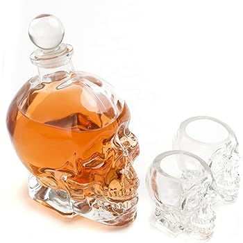 Amazon.com: Witty Novelty Skull Decanter: Home & Kitchen