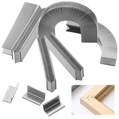 Therwen 400 Pcs V Nails for Hardwood Graphics Framing Hardware Frame ...