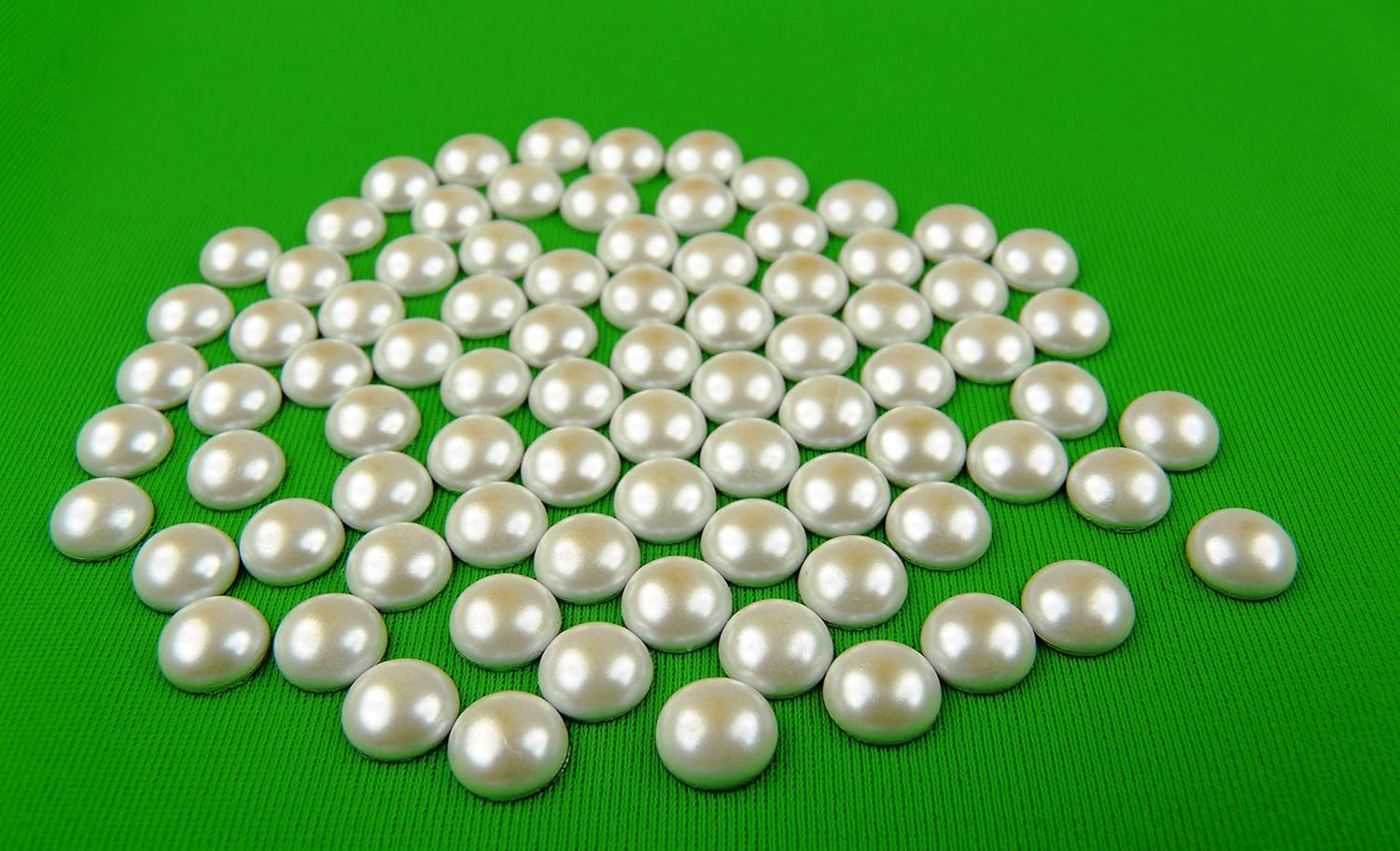 Pietre artificiali PERLE TERMOADESIVE 5mm 90pz hot fix perla ...