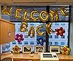 Amazon.com: Welcome Back Balloons Gold Welcome Back Banner Back to ...