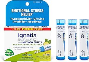 Amazon.com: Boiron Ignatia Amara 30C Homeopathic Medicine for Relief from Emotional Stress ...