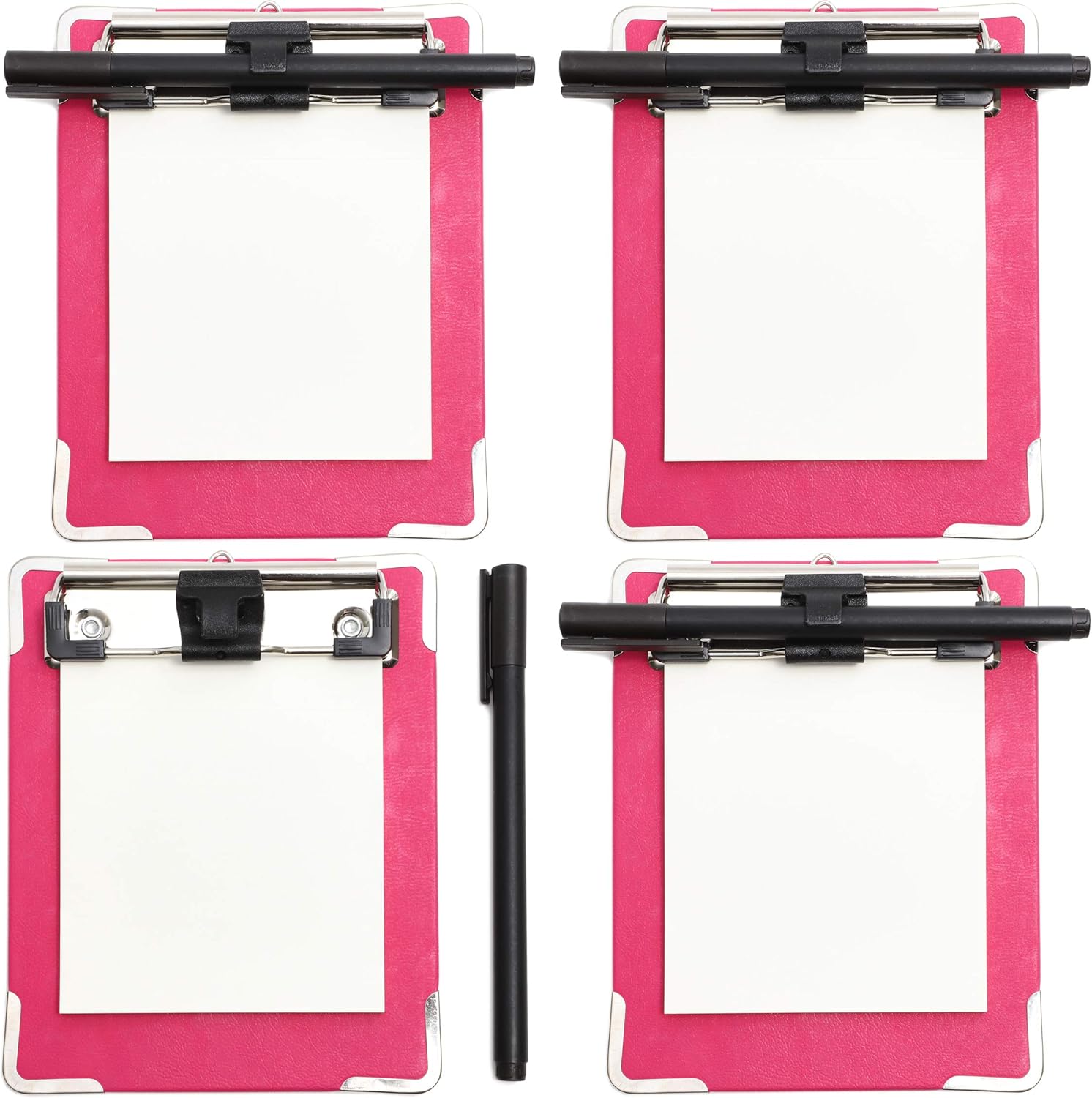 Amazon.com : Mini Magnetic Clipboard with Pen and Notepad (6 x 4.75 in ...