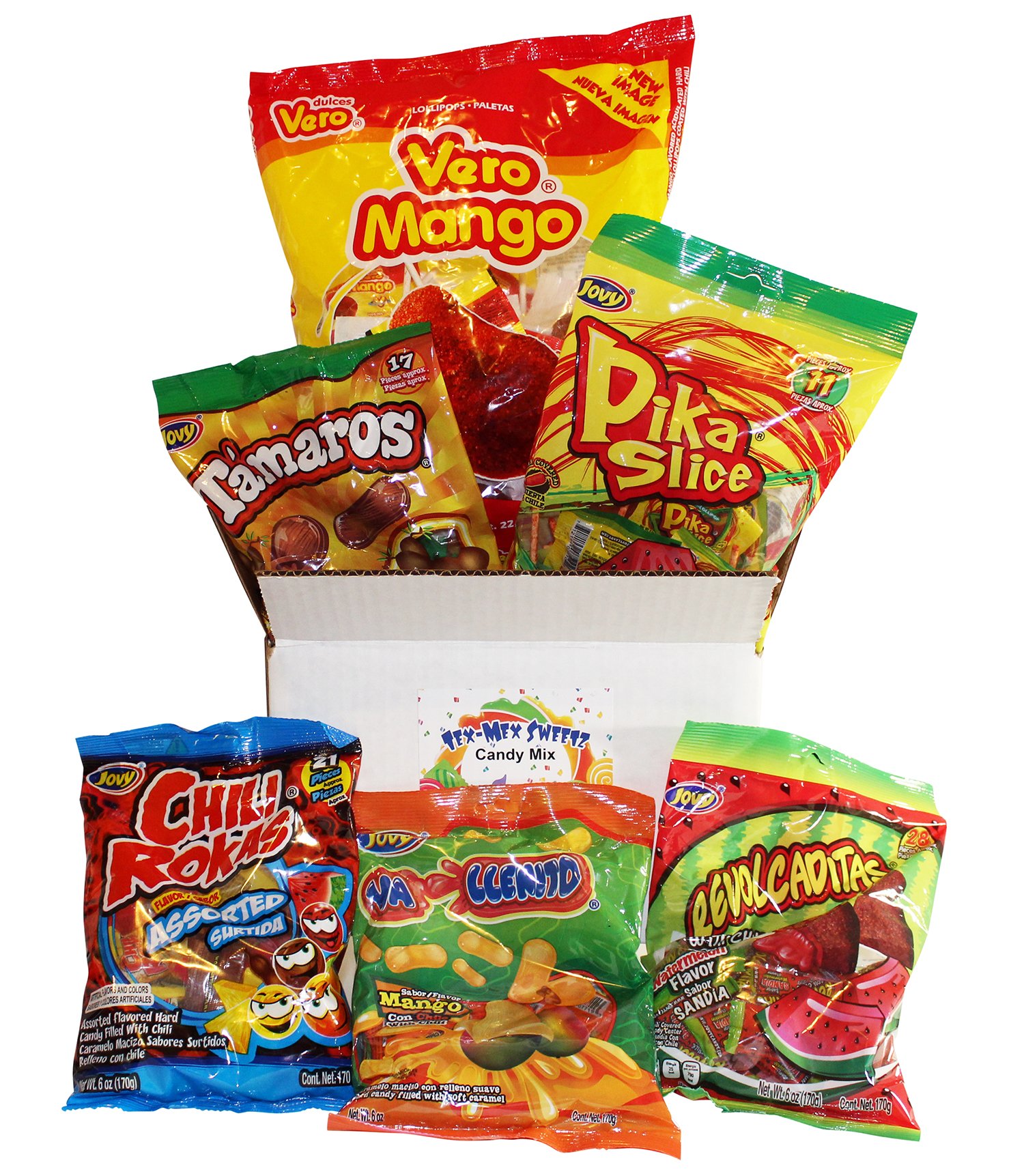 Amazon.com : Mexican Best Candy Assortment - Vero Mango Chili Lollipops ...