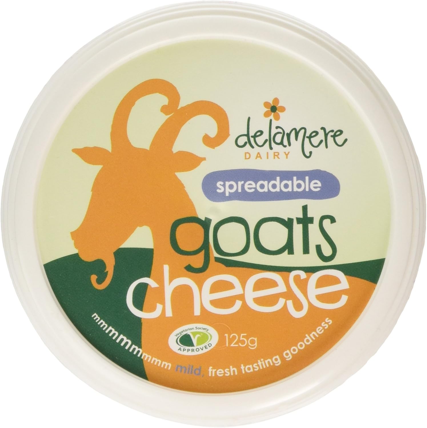 Delamere Dairy Spreadable Goat Cheese, 125g: Amazon.co.uk: Grocery