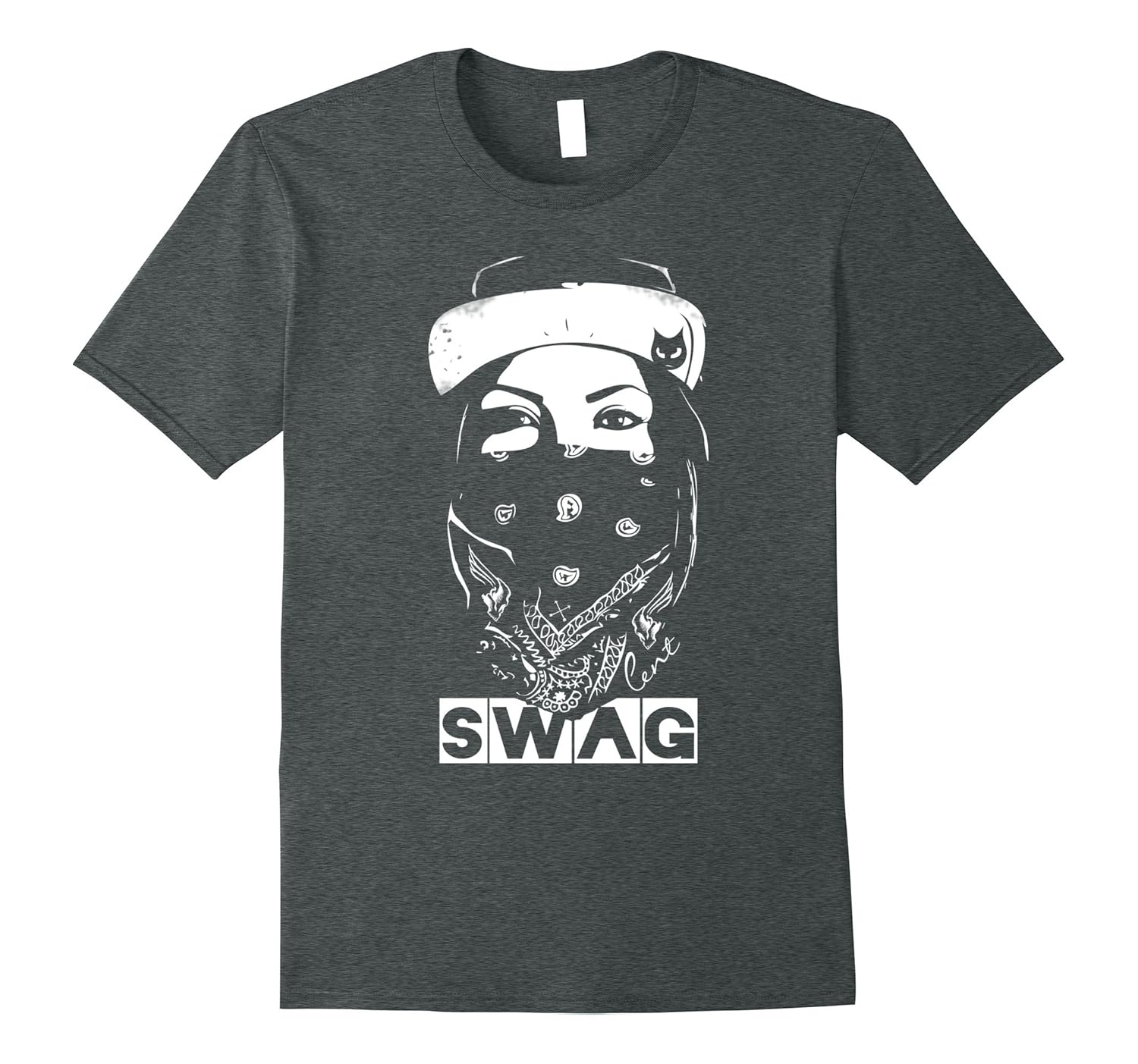 Swag Gangster bandana Swag On Swagger fun T-Shirt-CD – Canditee
