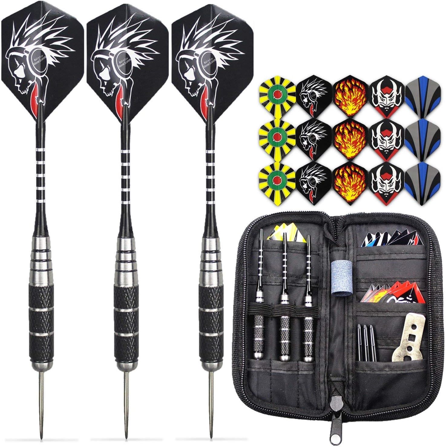 Tikea Steel Darts - 3 Pack Steeldarts 20g 21g 22g 23g 24g 25g 26g ...