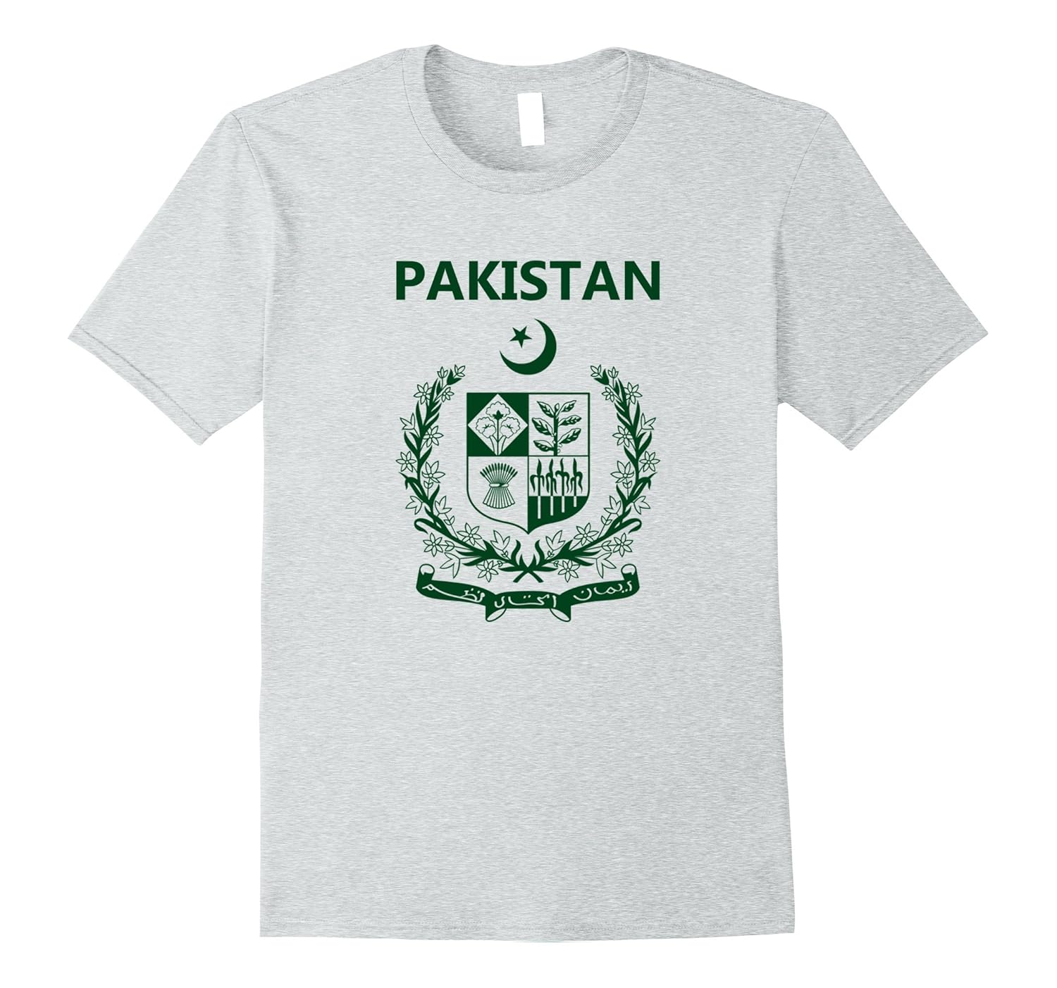 Pakistan Coat of Arms National Emblem T-Shirt-CD – Canditee