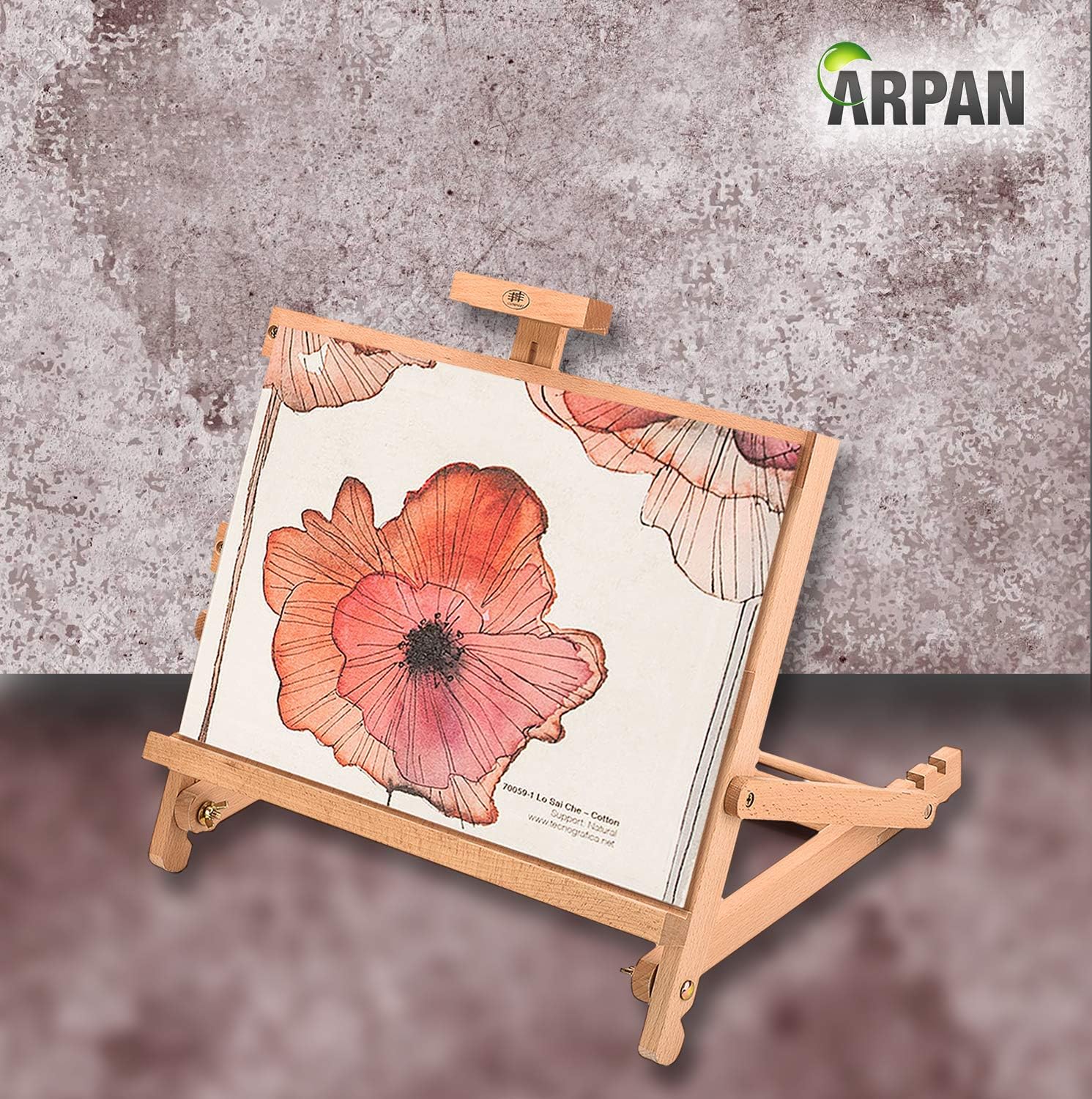 Arpan Art & Craft Work Station Table Wooden Artist Easel Large Drawing ...