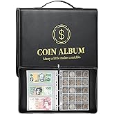 Amazon.com: Jucoan 310 Pockets Coin Currency Collection Book Holder for ...