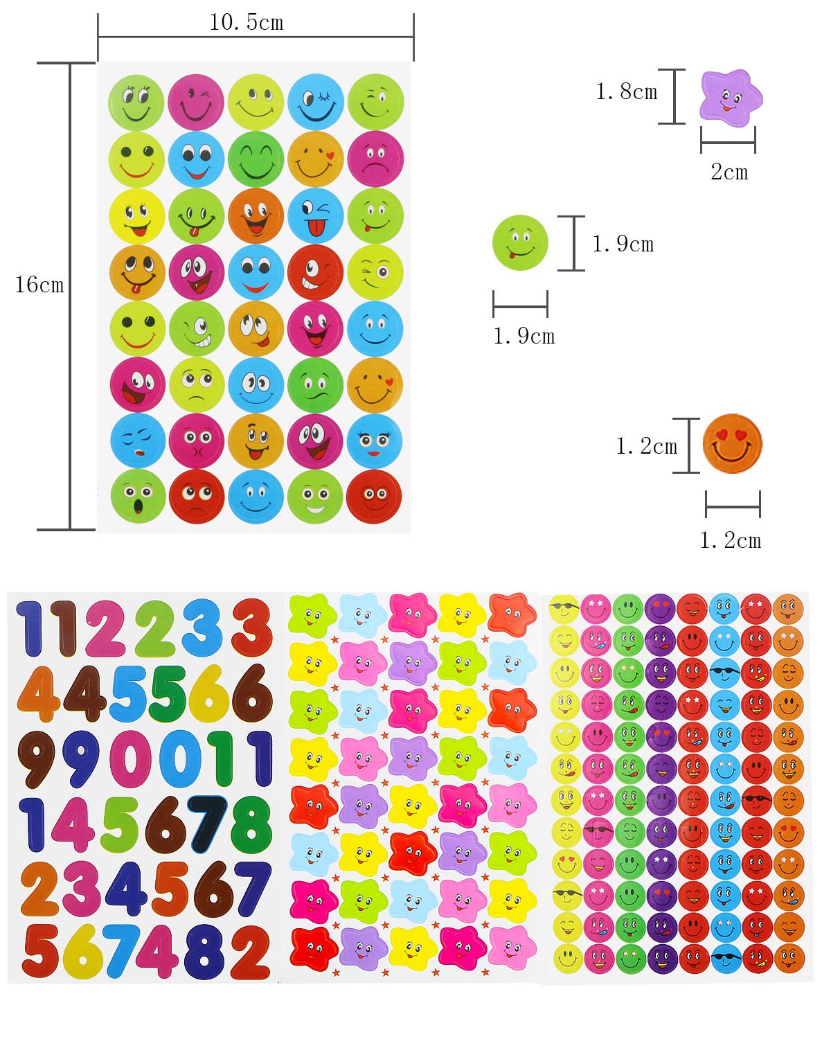 Toys Oruuum 6070 PCS Teacher Reward Stickers，Kids Teacher Stickers Bulk ...